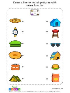 Match By Function | Matching Worksheets By - AutiSpark