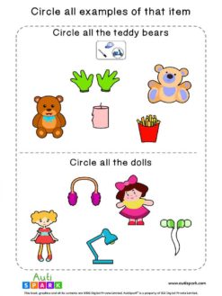 Circle The Objects | Worksheets By - AutiSpark